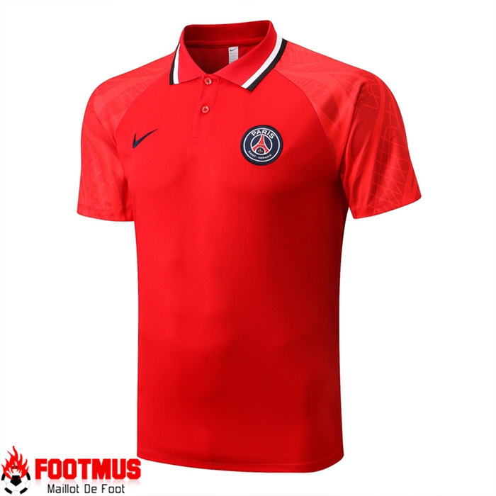 Jeu De Polo Foot PSG Bleu Marin 2022/2023