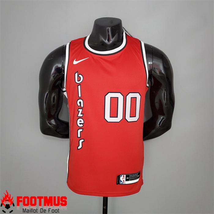 Créer Un Maillot Portland Trail Blazers (Anthony #00) Retro Rouge