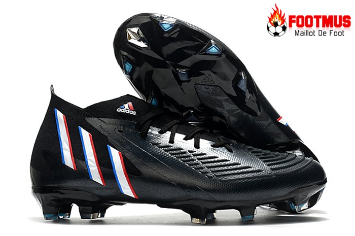 Vente Adidas Chaussures de Foot Predator Edge.1 FG Noir Moins Cher