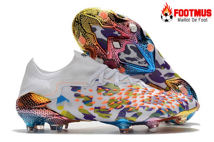 Créer Son Adidas Chaussures de Foot Predator Freak .1 Low FG Blanc ...