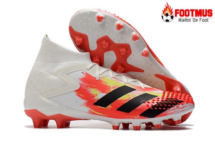 Créer Adidas Chaussures de Foot Predator Mutator 20.1 AG Blanc/Orange ...