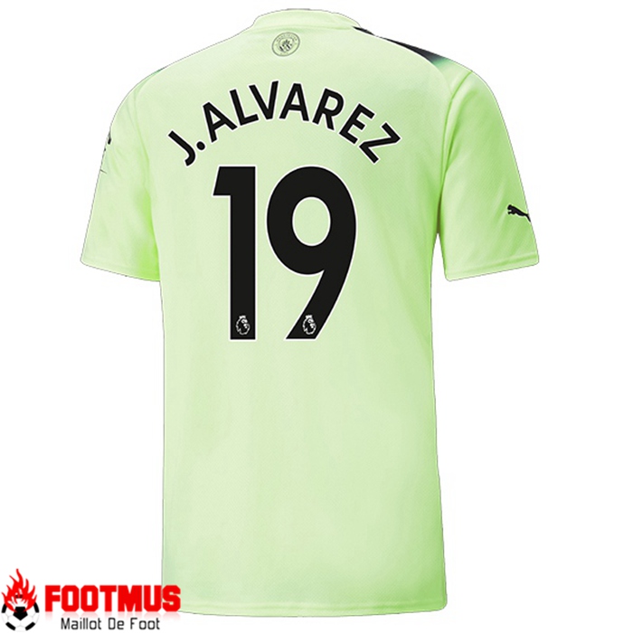 Créer Son Maillot de Foot Manchester City (J.ALVAREZ #19) 2022/2023 ...