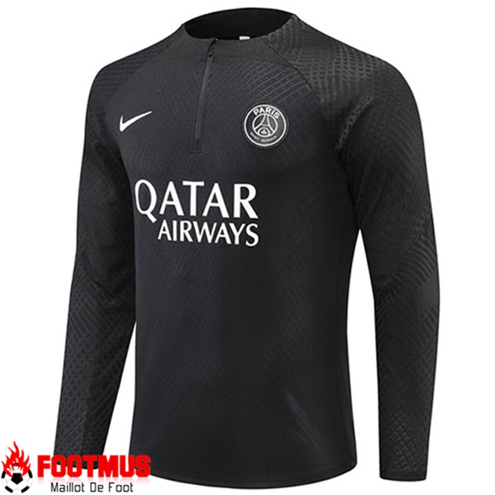 Numero Sweatshirt Training PSG Noir 2022/2023 Pas Cher