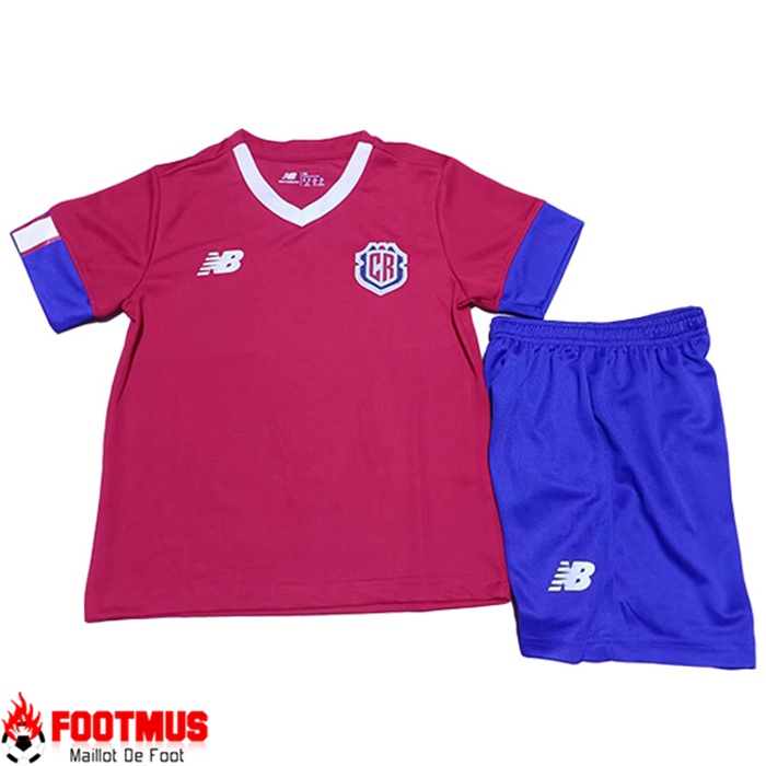 Flocage Maillot de Foot Costa Rica Enfant Domicile Coupe Du Monde 2022 ...