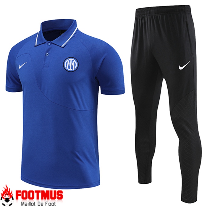 Destockage Ensemble Polo Inter Milan Bleu 2022/2023 Moins Cher