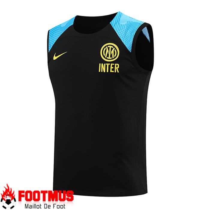 Numero Training Debardeur Inter Milan Noir 2023/2024 Pas Cher