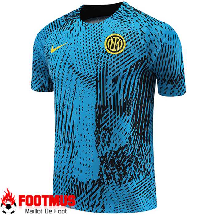 Magasin Training T-Shirts Inter Milan Bleu 2023/2024 Pas Cher
