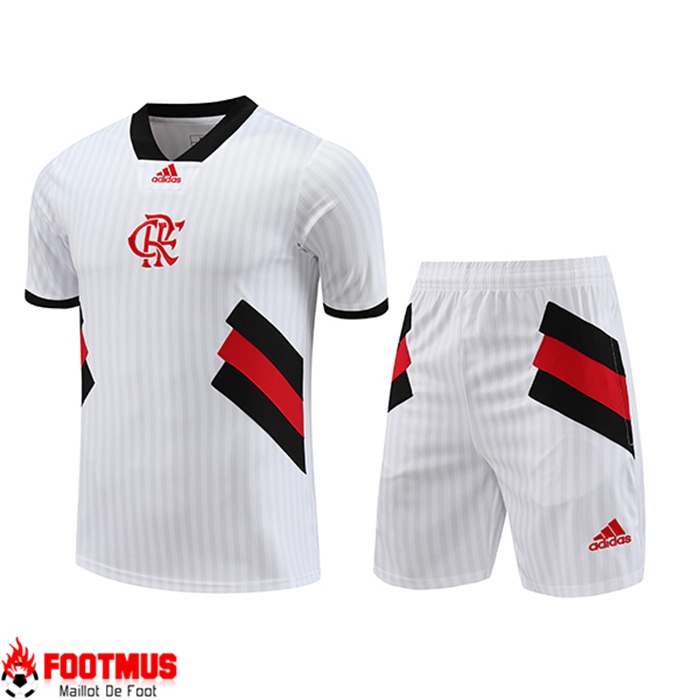 Site Ensemble Training T-Shirts + Shorts Flamengo Blanc 2023/2024 -02 ...
