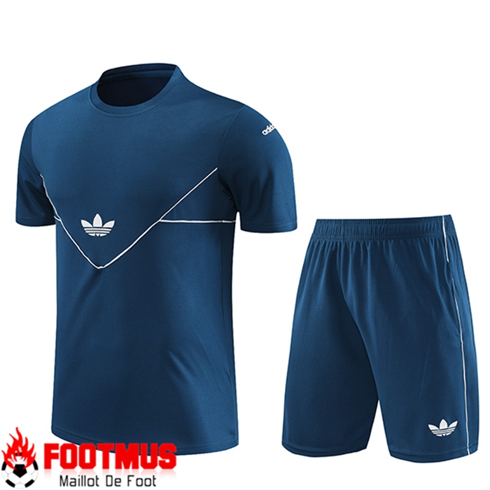Boutique Ensemble Training T-Shirts + Shorts Adidas Bleu Marine 2023/ ...