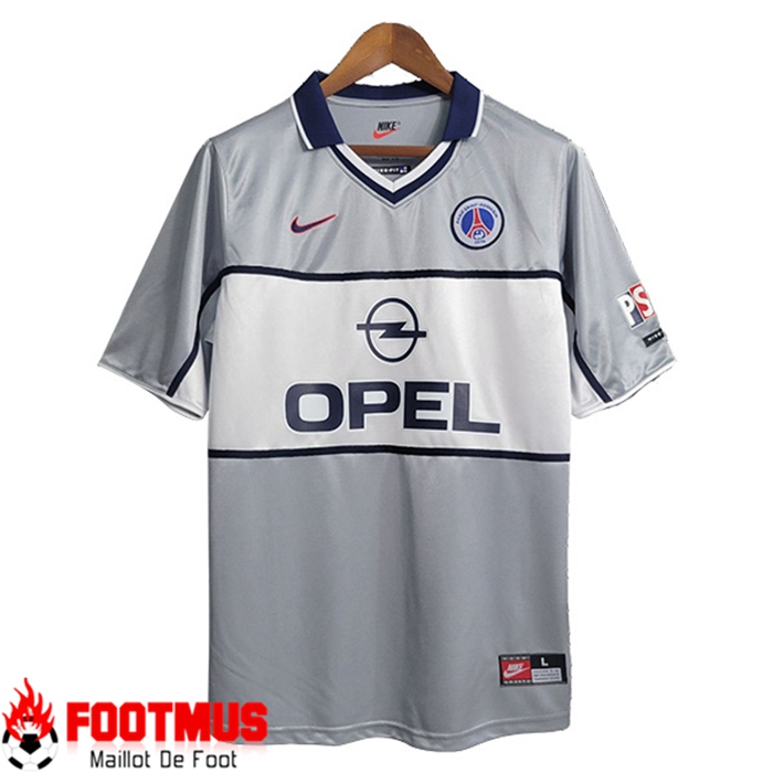 Soldes Maillot PSG Retro Exterieur 1999/2000 Pas Chere