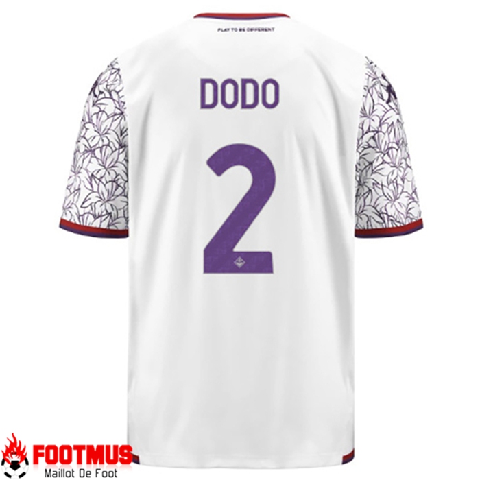 Numero Maillot ACF Fiorentina (DODO #2) 2023/2024 Exterieur Moins Cher