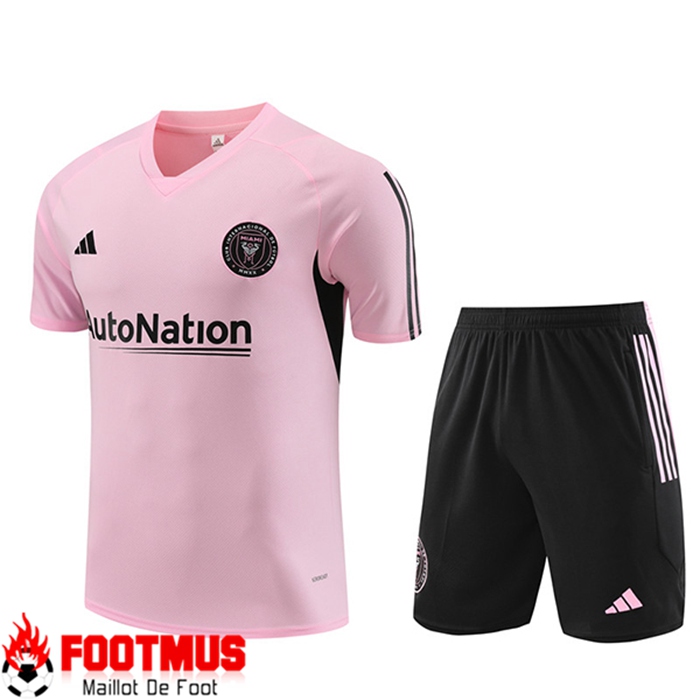Créer Ensemble Training T-Shirts + Shorts Inter Miami CF Rose 2023/2024 ...