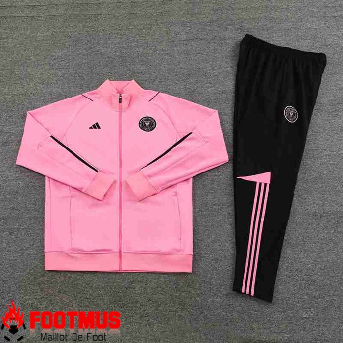 Achat Ensemble Survetement - Veste Inter Miami CF Rose 2023/2024 Pas Cher