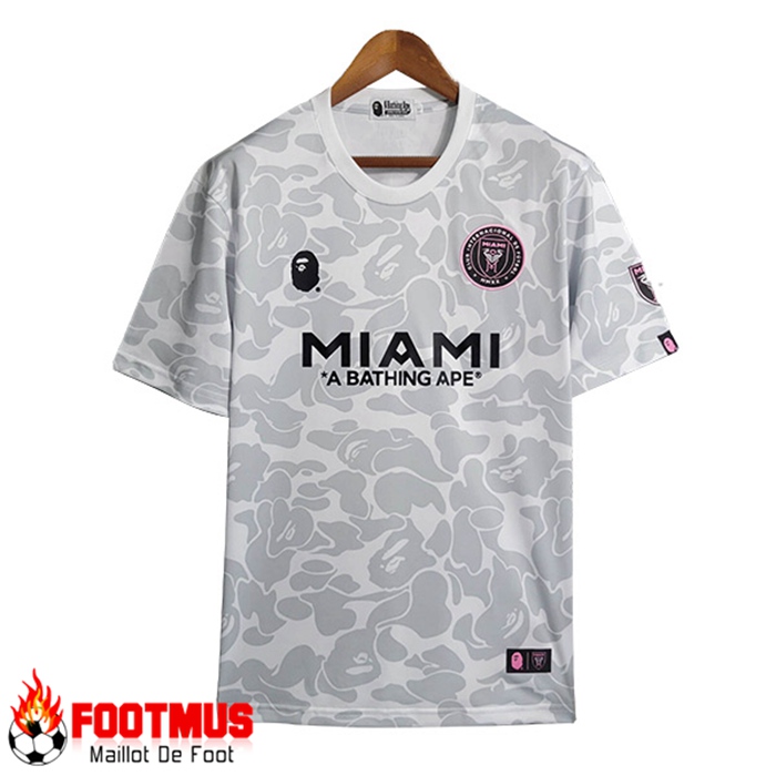 Plus Beau Training T-Shirts Inter Miami CF Blanc 2023/2024 -02 Pas Cher