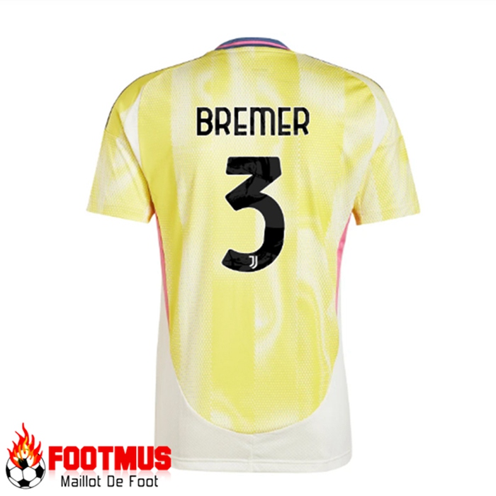 Site Fiable Maillot Juventus (BREMER #3) Exterieur 2024/2025 Pas Cher