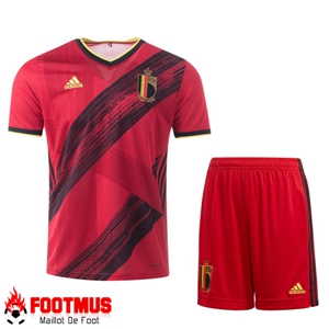 Copie Maillot Equipe Belgique Enfant Domicile UEFA Euro 2020